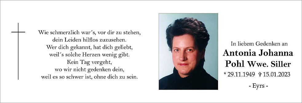 Antonia Johanna Pohl aus Laas - TrauerHilfe.it - das Südtiroler ...