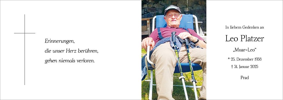 Leo Platzer aus Prad am Stilfserjoch - TrauerHilfe.it - das Südtiroler ...